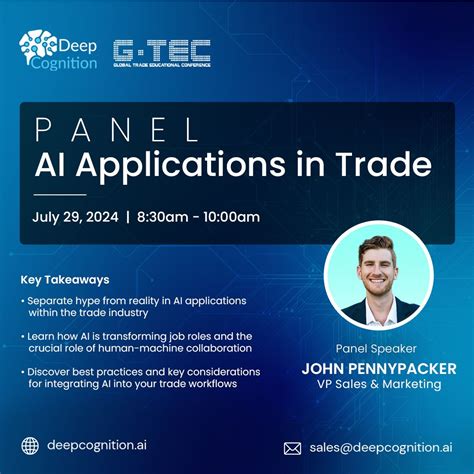John Pennypacker On Linkedin Gtec Ai Tradeinnovation