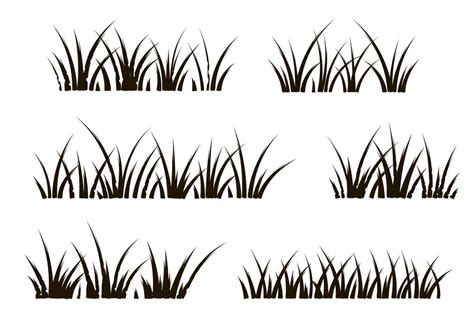 Grass Brush Vector Art Icons And Graphics For Free Download