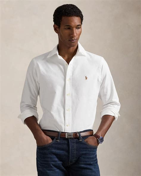 Mens The Iconic Oxford Shirt Ralph Lauren