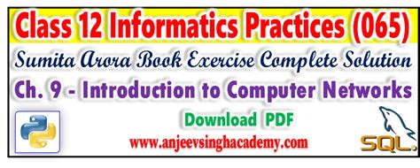 Class 12 Ip 065 Chapter 9 Introduction To Computer Networks Assignments