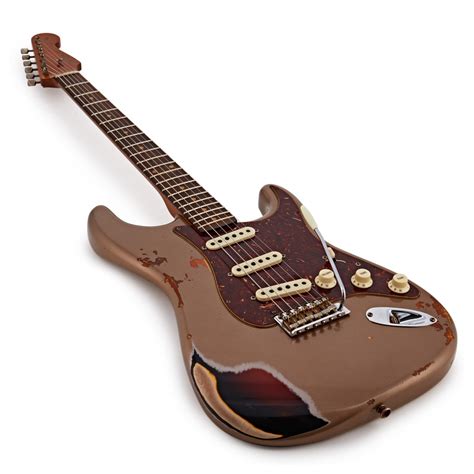 Fender Custom Shop 61 Stratocaster Heavy Relic Aged Shoreline Gold