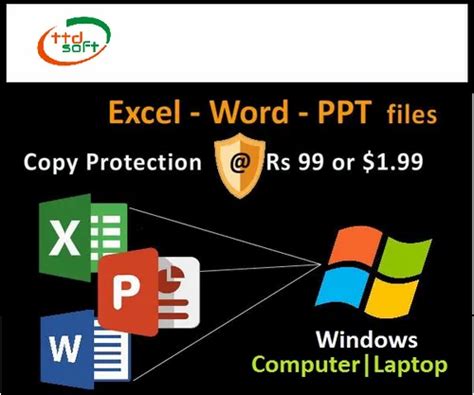 Ttdsoft Ms Office Files Excel Doc Ppt Copy Protection For Windows