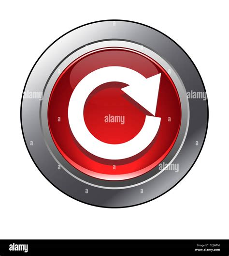 Refresh Internet Button Icon Apps Stock Photo Alamy