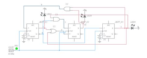 Mod 5 Counter Multisim Live