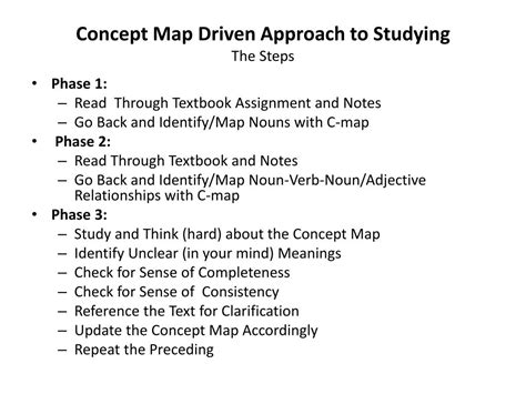 Ppt Using Concept Maps For Studying Powerpoint Presentation Free Download Id