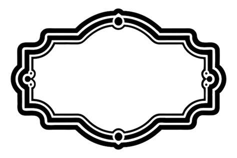 Luxury Vintage Ornate Frame Silhouette Premium Ai Generated Vector