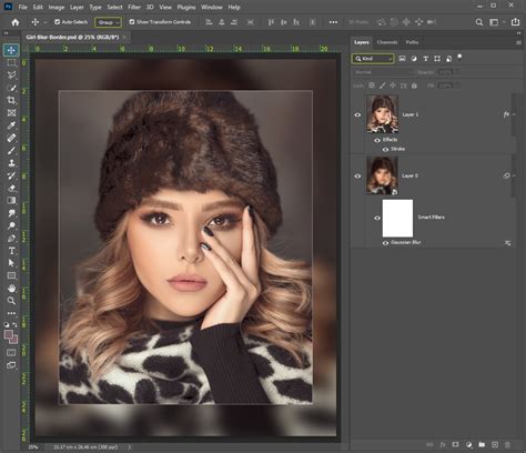 How Do I Create A Border That Uses Colours Of The Subjects Outer Pixels Auto Fill Border
