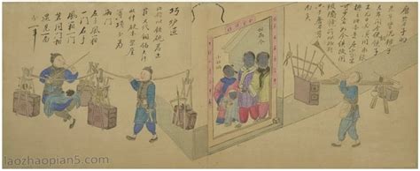 1891年手绘津门居家日用生意图 天下老照片网