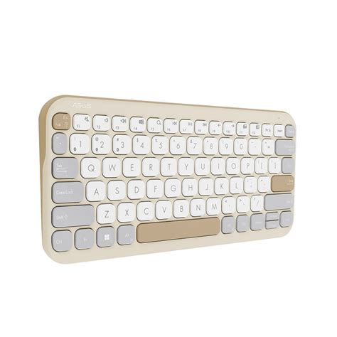 Asus Marshmallow Kw100 Keyboard Home Bluetooth Us English Beige