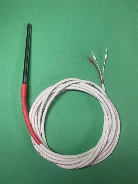 450 Degree Celsius Silicone Cable Rtd Sensor For Temperature