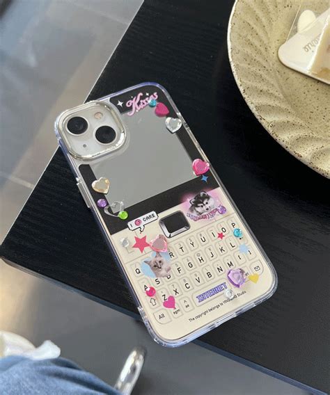 미러 쿼티 자판 케이스꾸미기 스티커 에이블리