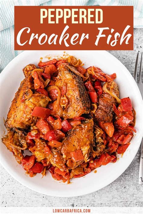Peppered Croaker Fish Low Carb Africa