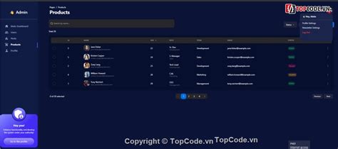 Source Code Admin Dashboard Template Quản Lý Hệ Thống Tailwind Css And Nextjs