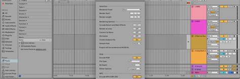 how to export from ableton to mp3