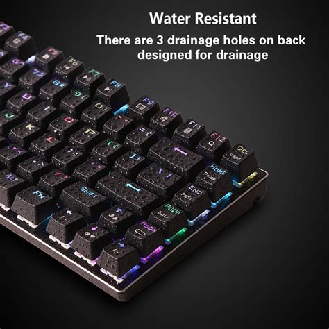 E Element Z 88 RGB Mechanical Gaming Keyboard Blue Switch LED