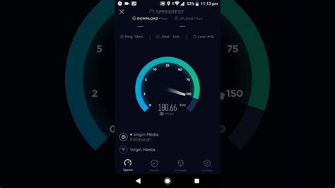 Virgin Media 200mb Speed Test YouTube