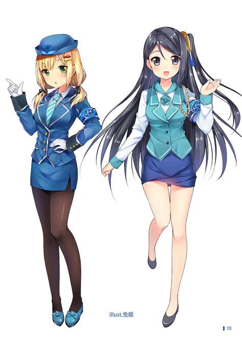 Safebooru 1girl Armband Black Hair Blue Skirt Blue Vest Krt Girls