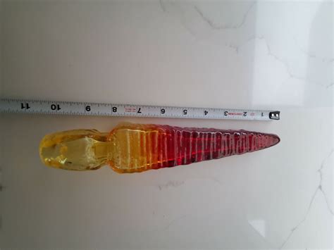 Rare Amberina Blenko Sun Decanter Stopper Stopper Only 4562793138