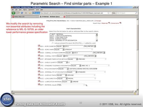 PPT Part Parametric Search Tool February PowerPoint Presentation ID