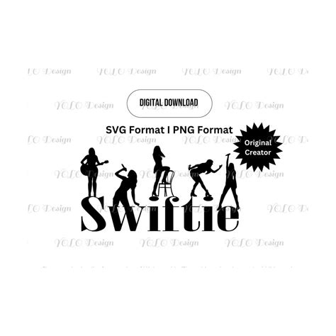 Swiftie Silhouette Png Taylor Swiftie Album Titles The Era Inspire