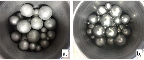 The Surface Of Vial And Balls After 3600 S Milling A In Argon