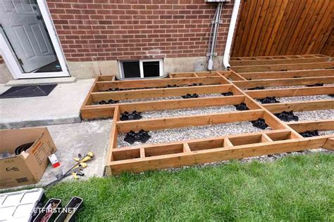 How To Build A Floating Deck Building A Floating Deck Building A