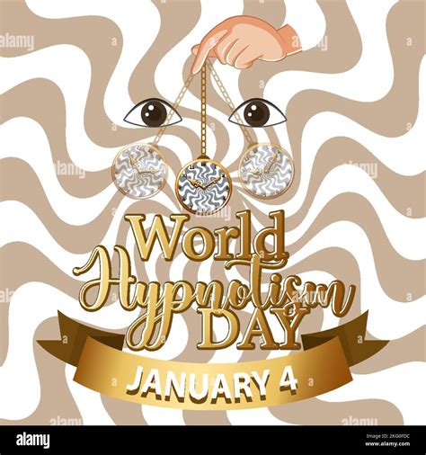 World Hypnotism Day Banner Design Illustration Stock Vector Image And Art