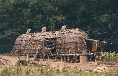 Iroquois Woodland Indian Longhouse