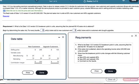 Solved Data 1 2 3 Is A Top Selling Electronic Spreadsheet