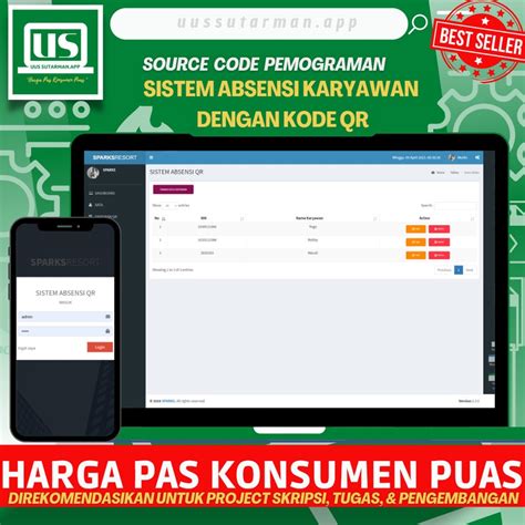 jual source code sistem absensi karyawan dengan kode qr shopee indonesia