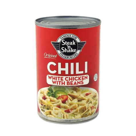 Steak N Shake White Chicken Chili With Beans