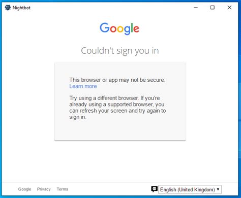 Can T Login Nightbot App With Youtube Nightbot NightDev Community