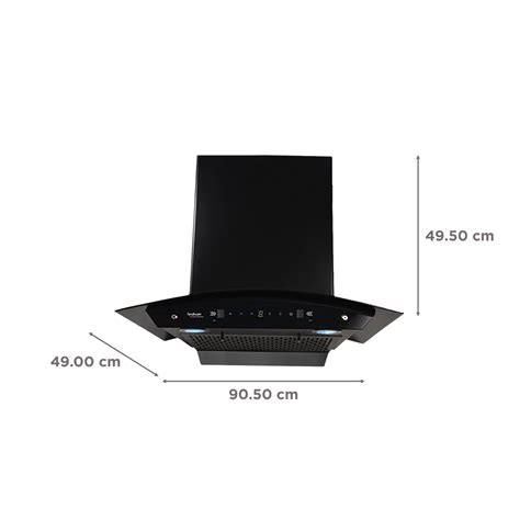 Buy Hindware Chromia 90cm 1200m3hr Ducted Auto Clean Wall Mounted