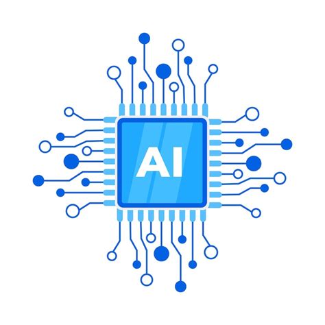 Premium Vector Ai Processor Chip Artificial Intelligence Circuit