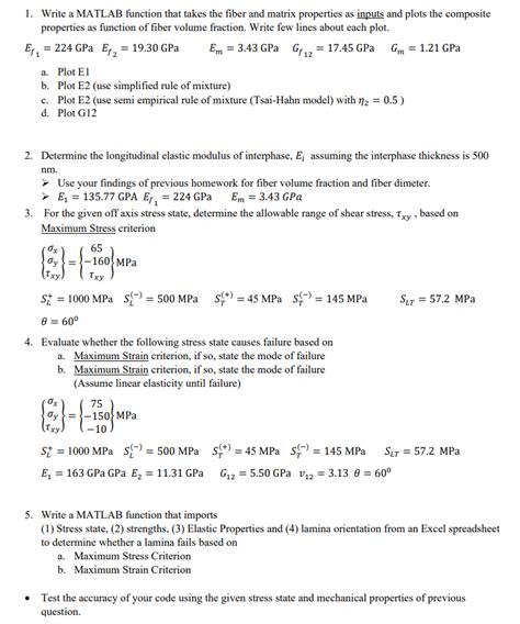 Solved Need All The Above Answered 1 Write A Matlab