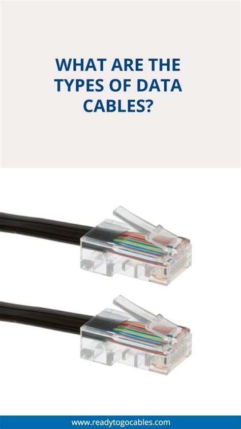 What Are The Types Of Data Cables Data Cables Cables Data