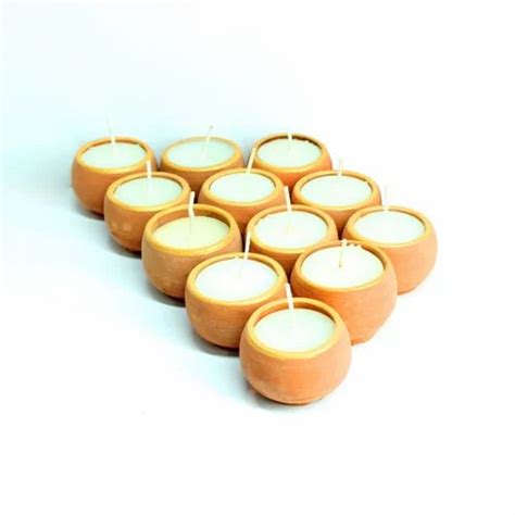 Terracotta Ball Soywax Candles Set Of 12 At Rs 88500 Fragrance