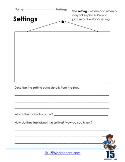 Story Settings Worksheets Reading Collection 15