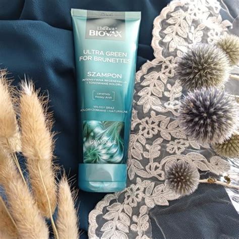 L biotica Biovax Glamour Ultra Green for Brunettes Szampon do włosów brązowych cena