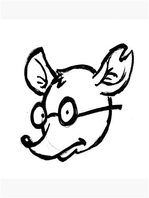 Nerd Mouse Sticker For Sale By Designatscale Redbubble