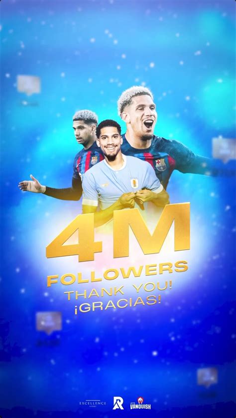 Ya Son 4m De Seguidores Para Nuestro Talento Ronald Araujo Presente Y