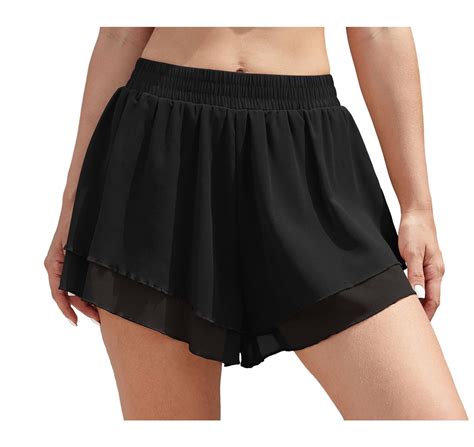 Asklazy 2 In 1 Flowy Shorts For Women Gym Yoga Athletic Workout Running