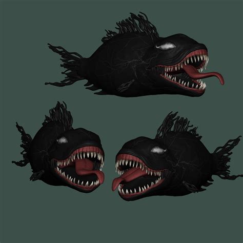 Stl File Venom Fish 🐠 ・model To Download And 3d Print・cults