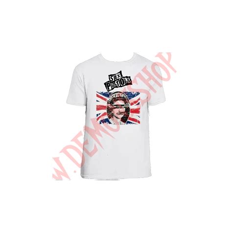 Camiseta Mc Sex Pistols Blanca