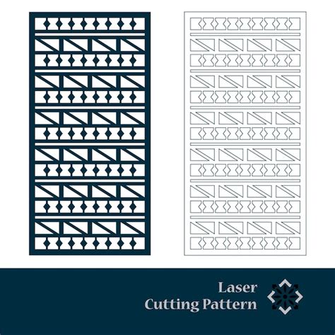 Premium Vector Laser Cutting Pattern Design