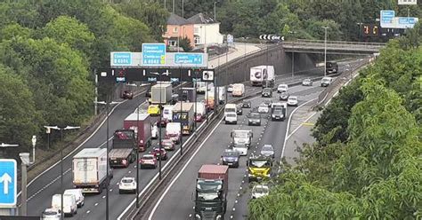Crash Causes Major Delays On M4 As Amber Traffic Warning For Bank