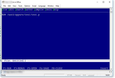 progress openedge simple utility with input parameter stack overflow