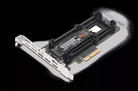 MB987M2P B 1盘位M 2 PCIe 3 0 4 0 NVMe SSD转PCIe 4 0 x4转接器