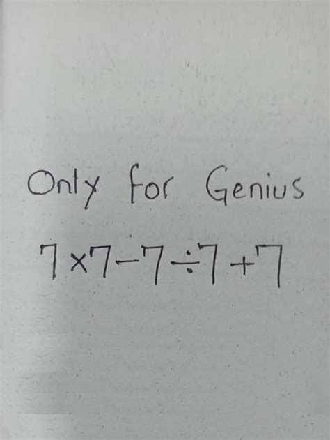 Only Geniuses Can Solve This Math Puzzle In 10 Seconds Can You