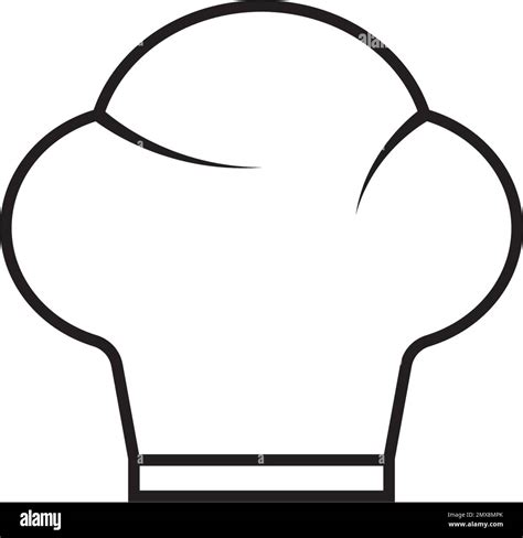 Chef Cap Vector Icon Logo Design Illustration Stock Vector Image And Art Alamy
